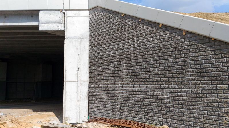 Bridge wingwalls with block facing - INORA – Your reliable and ...
